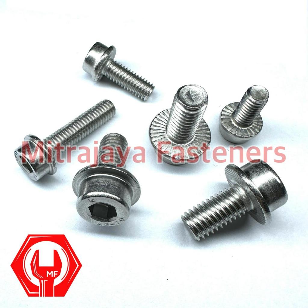 Jual Baut L Tipe Flange M8x20 Stainless Steel 304 | Shopee Indonesia