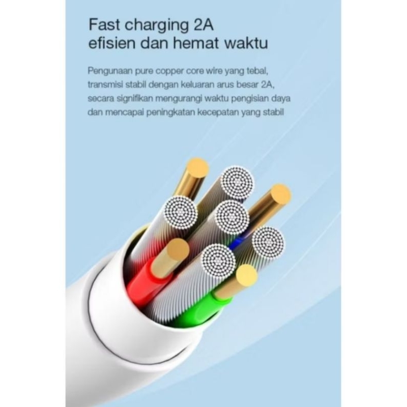 Jual KABEL USB DATA COLOKAN MICRO ROBOT RBM100S KABEL DATA MICRO V8 ...