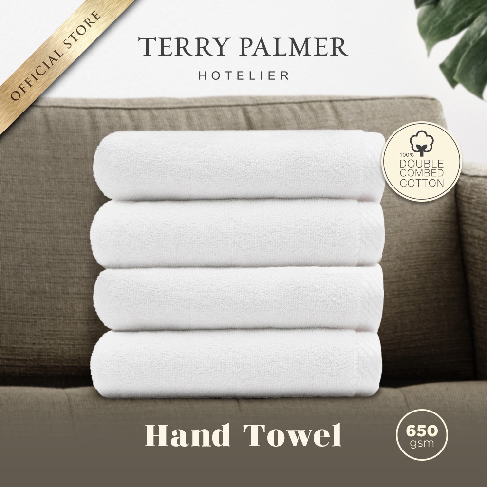 Jual Handuk Terry Palmer Hotelier - 40x75cm - Hand Towel - White ...