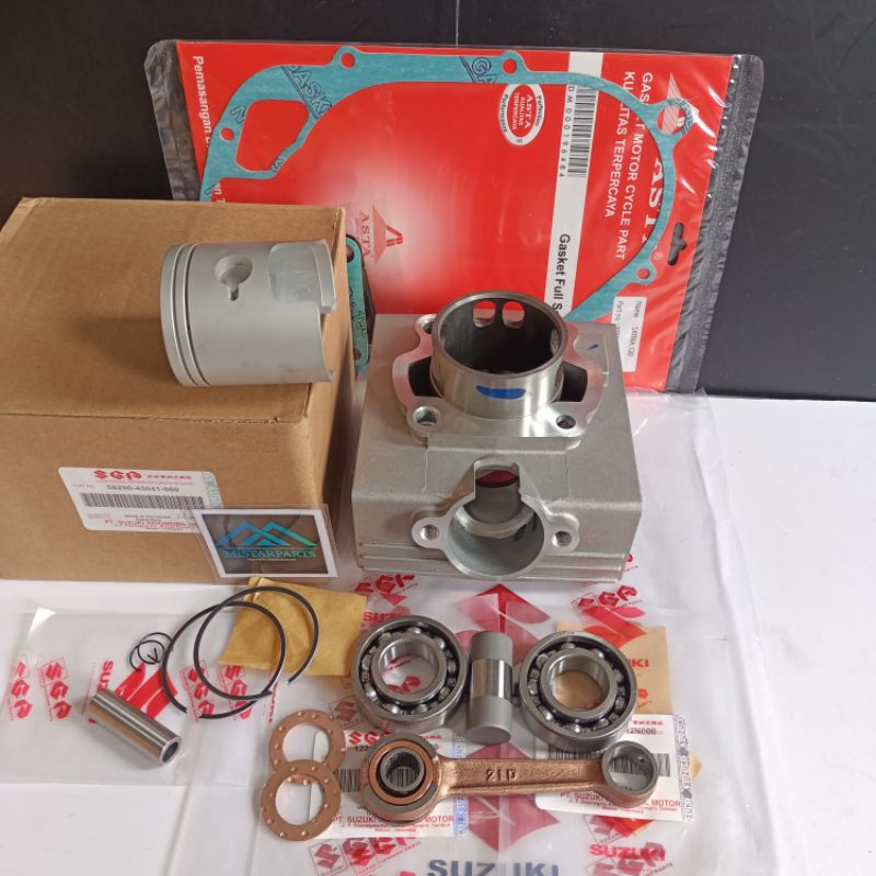 Jual blok seher satria 2 tak 120 + stang seher+ Bering kruk+ ful set ...
