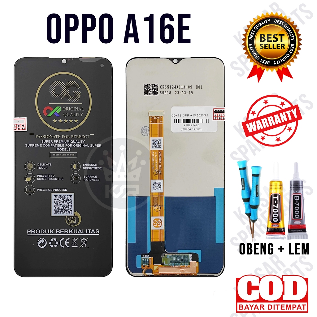 Jual Lcd Touchscreen Oppo A16E Original Lcd Oppo A16E Fullset OEM ...