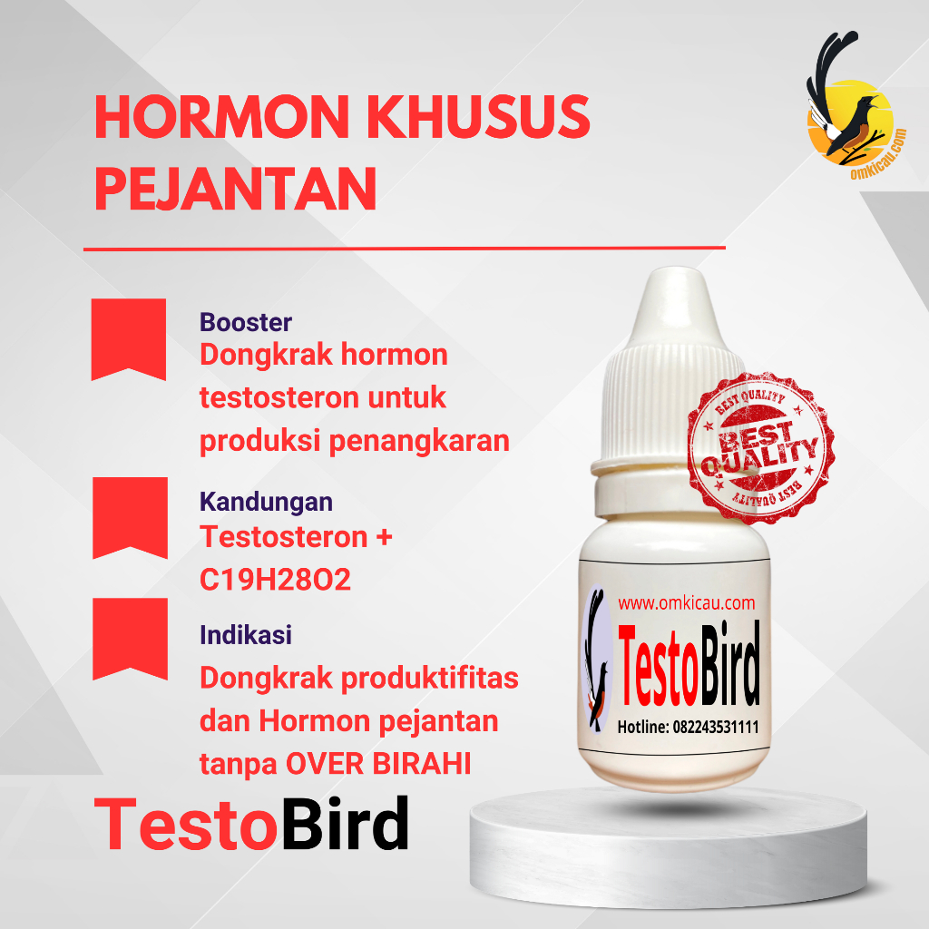 Jual Testobird Om Kicau Vitamin dan Obat Burung Penambah Birahi dan ...