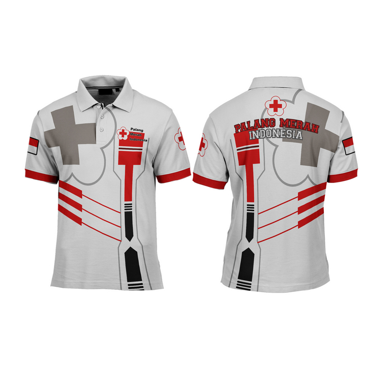 Jual Baju Kaos PMI Palang Merah Indonesia 2024 Premium 3D Fullprinting ...