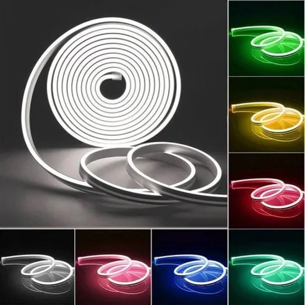 Jual LED Neon Strip 5M Lengkap Dengan Adaptor / Lampu Dengan Berbagai ...