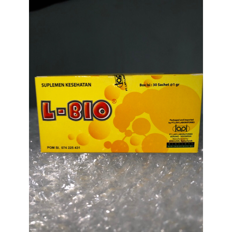 Jual L Bio Probiotik 30 sachet (1 box) | Shopee Indonesia