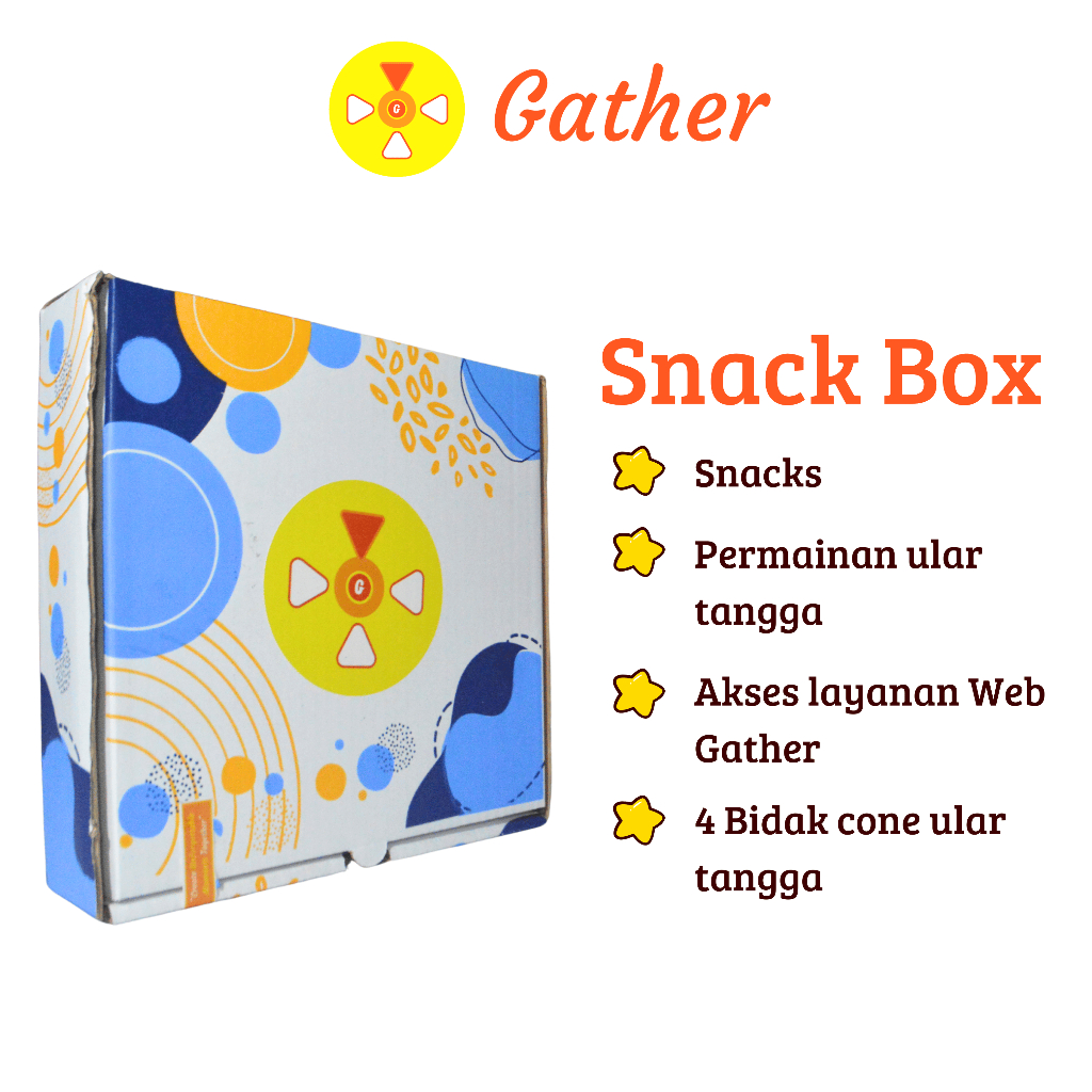 Jual Snack Box Gather (Snacks + Ular Tangga + Akses Layanan Web Gather ...