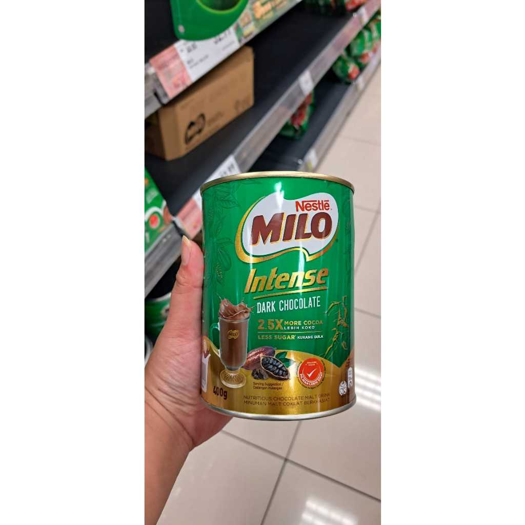 Jual Milo Intense Dark Chocolate Pack | Milo Dark Chocolate Tin ...
