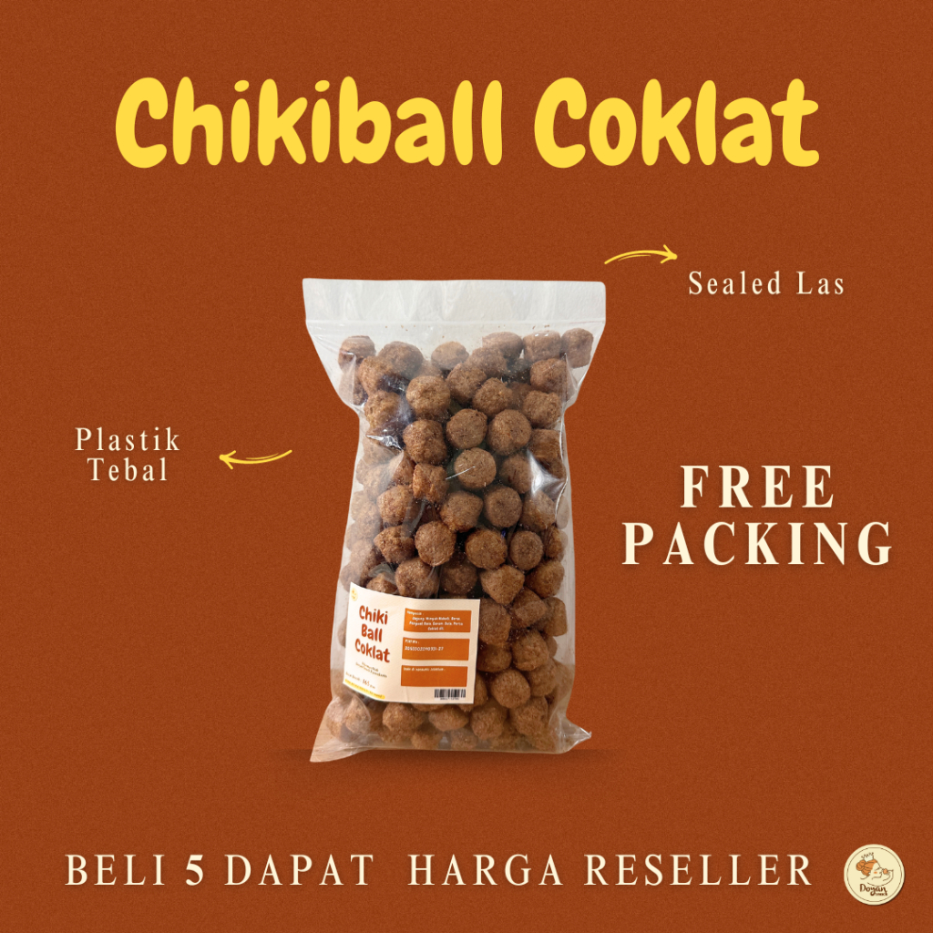 Jual CHIKIBALL COKLAT PACK / CHIKI COKLAT | Shopee Indonesia
