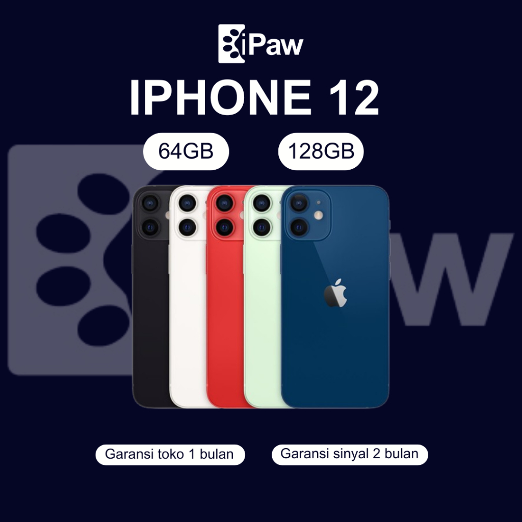 Jual IPHONE 12 64GB 128 GB SECOND INTERNASIONAL | Shopee Indonesia