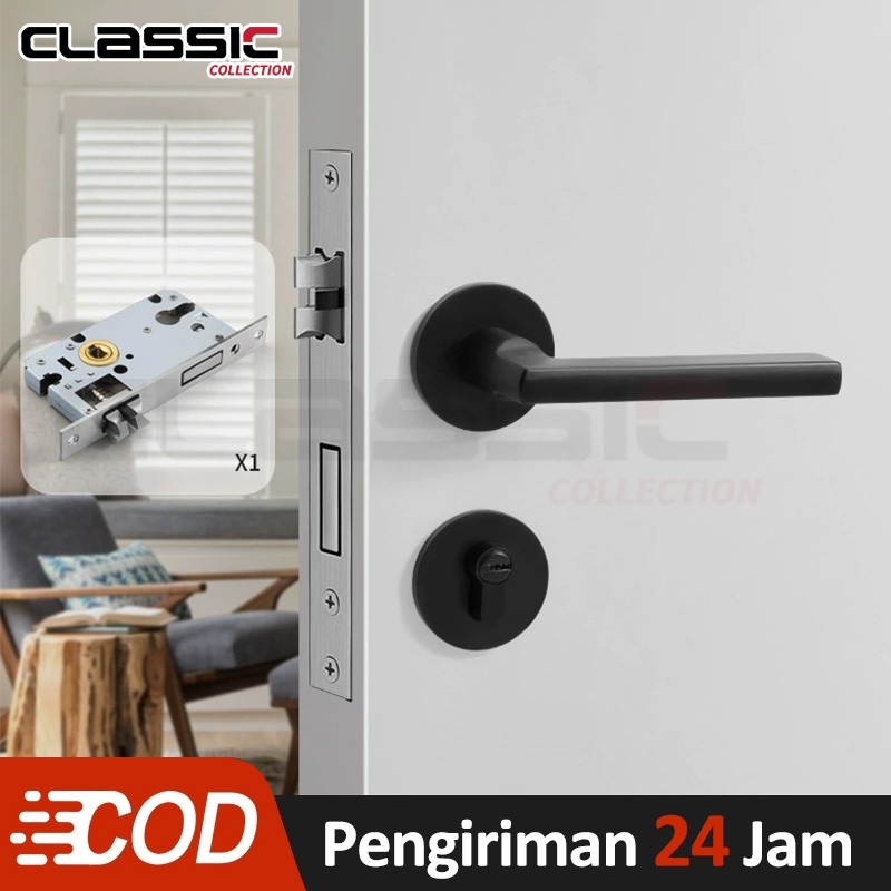 Jual Kunci Pintu Premium Door lock Gagang Pintu Model Eropa Handle Lock ...