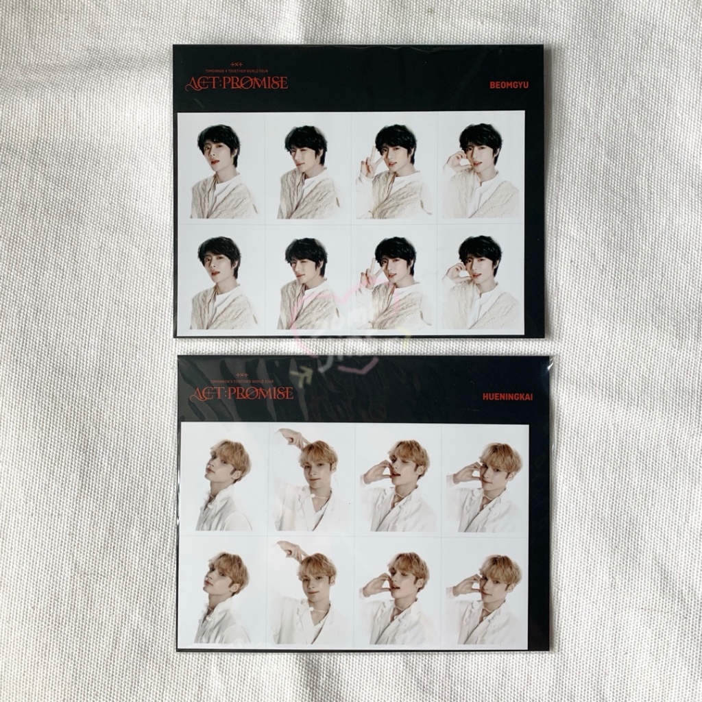 Jual TXT act promise merch id photo set beomgyu hueningkai Tomorrow x ...