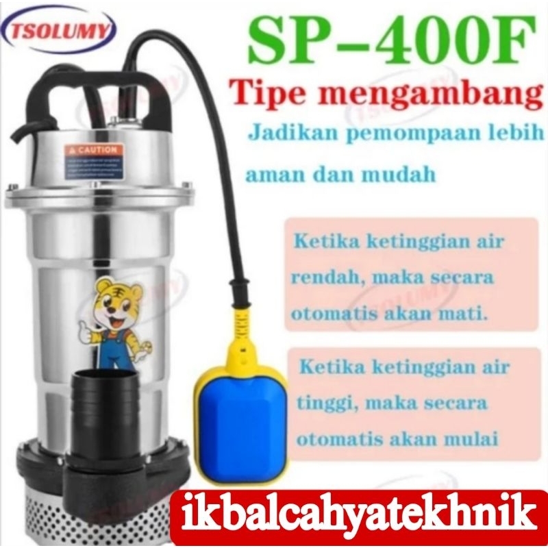 Jual Pompa Celup Air Kotor Sepenuhnya otomatis 400W 2inc Pompa kolam ikan/pompa irigasi ...