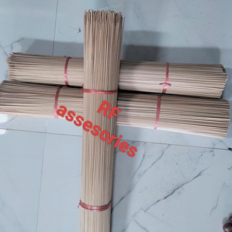 Jual Ruji angsang 4mm 40cm isi 1000pcs/lidi bambu untuk sangkar burung ...