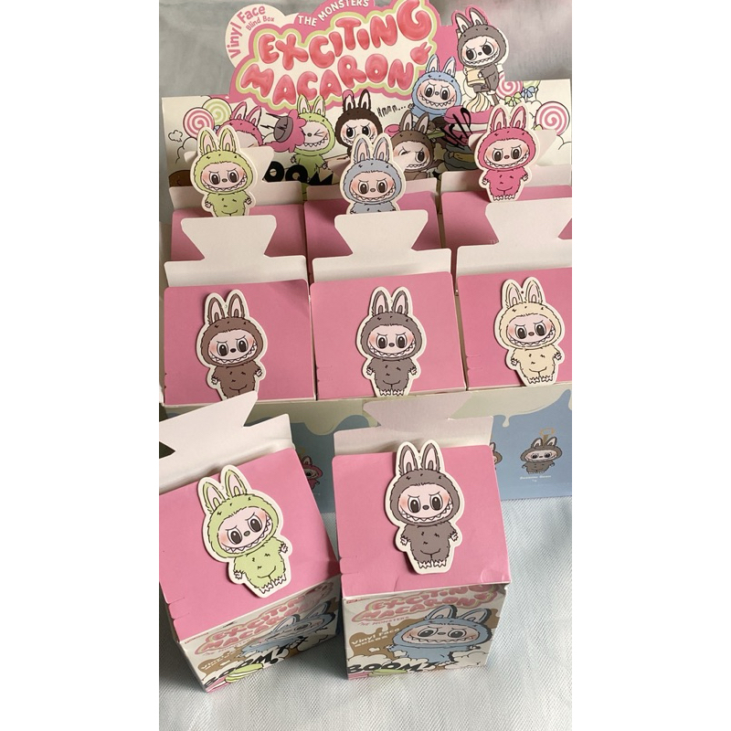 Jual READY STOCK - LABUBU THE MONSTERS EXCITING MACAROON | Shopee Indonesia