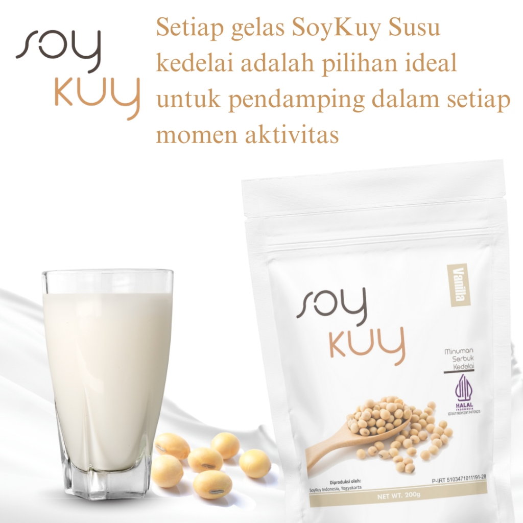 Jual Minuman Susu Kedelai SoyKuy Kemasan Botol Ready to Drink 250 mL ...