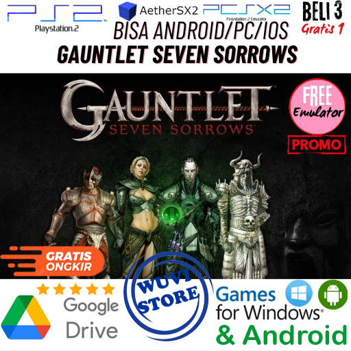 Jual PS 2 Gauntlet Seven Sorrows | Bisa di PC / Android / IOS Plus Emulator | Beli 3 Gratis 1 ...