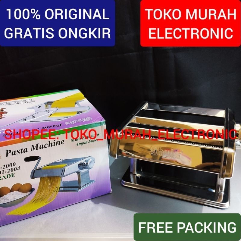 Jual TME - Ampia Shule Original Pasta Maker Mesin Manual Giling Mie ...