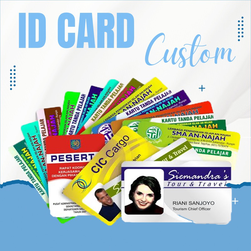Jual ID Card PVC Custom Murah Pekanbaru | Shopee Indonesia