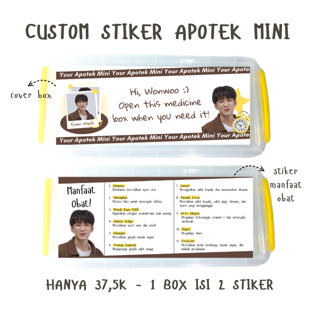 Jual Tinytiani | Custom Stiker Apotek Mini | Bisa Request Stiker | Kode ...