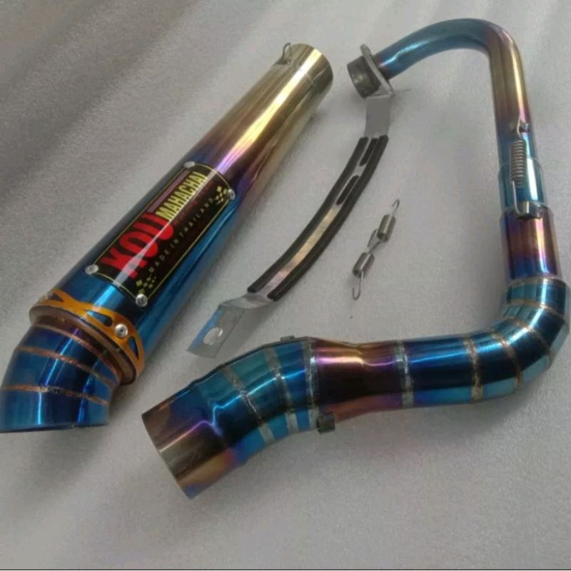 Jual 1Set Kou Mahachai Exhaust pipe for Nmax Aerox Click 125/150 i Mio ...