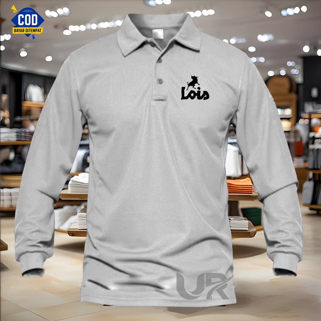 Jual POLO Shirt KAOS POLO LENGAN PANJANG PRIA / WANITA POLO L015 Logo ...