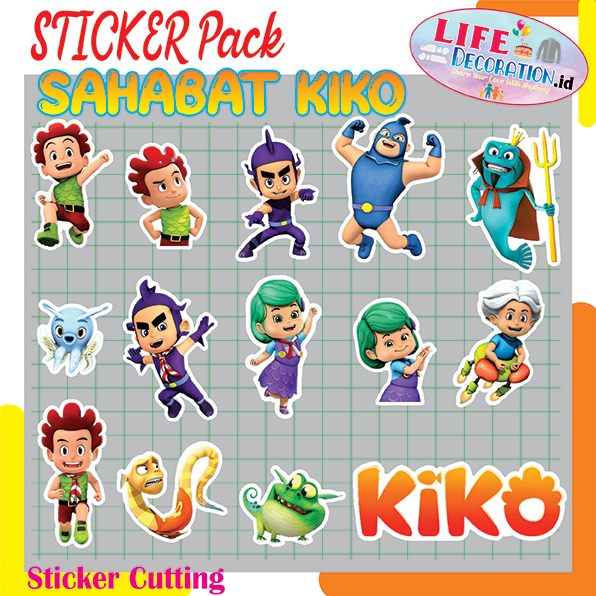 Jual STIKER SAHABAT KIKO / STICKER PACK KIKO | Shopee Indonesia
