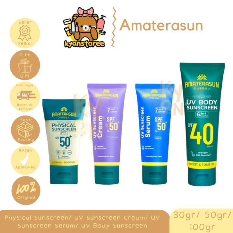 Jual AMATERASUN UV SUNSCREEN SERUM SPF50+ PA++ | AMATERASUN UV ...