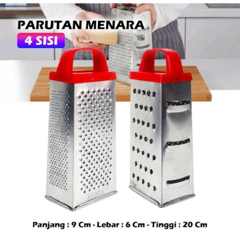 Jual Parutan menara 4 sisi / parutan serbaguna / parutan menara ...