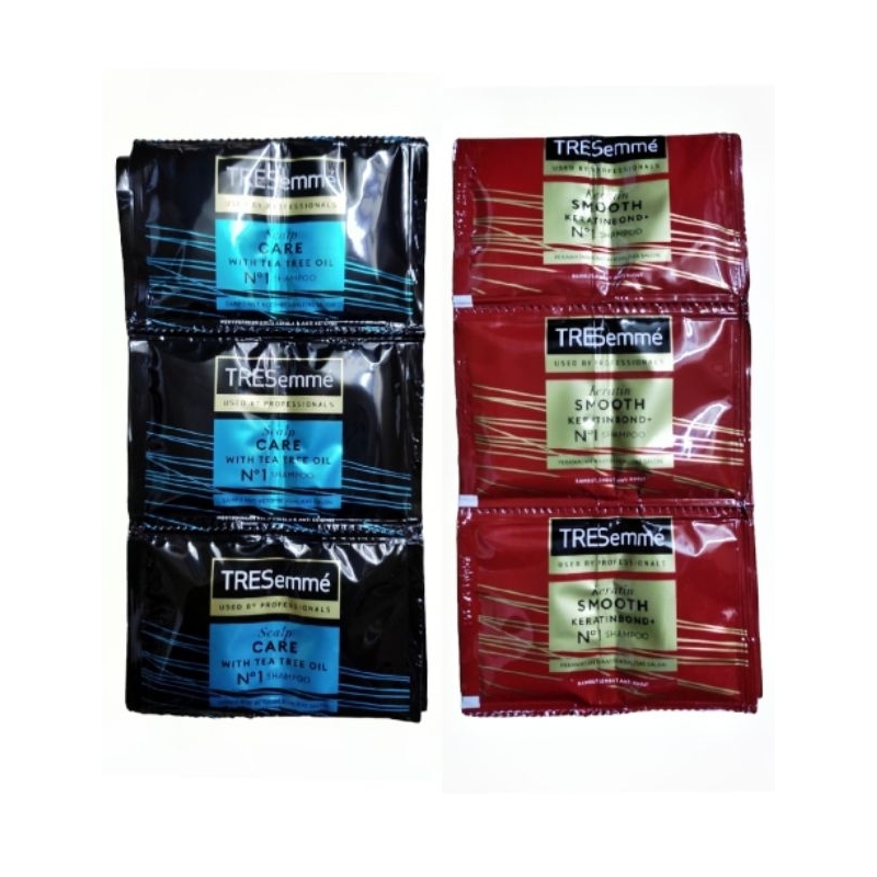 Jual Shampoo Tresemme Keratin, Scalp Care 9 ml, Rentengan Kemasan Isi ...
