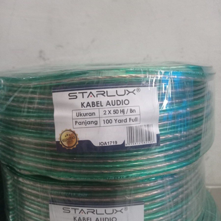 Jual KABEL LISTRIK TRANSPARAN SERABUT 1 ROLL SIZE 2X50 PANJANG 100 YARD ...