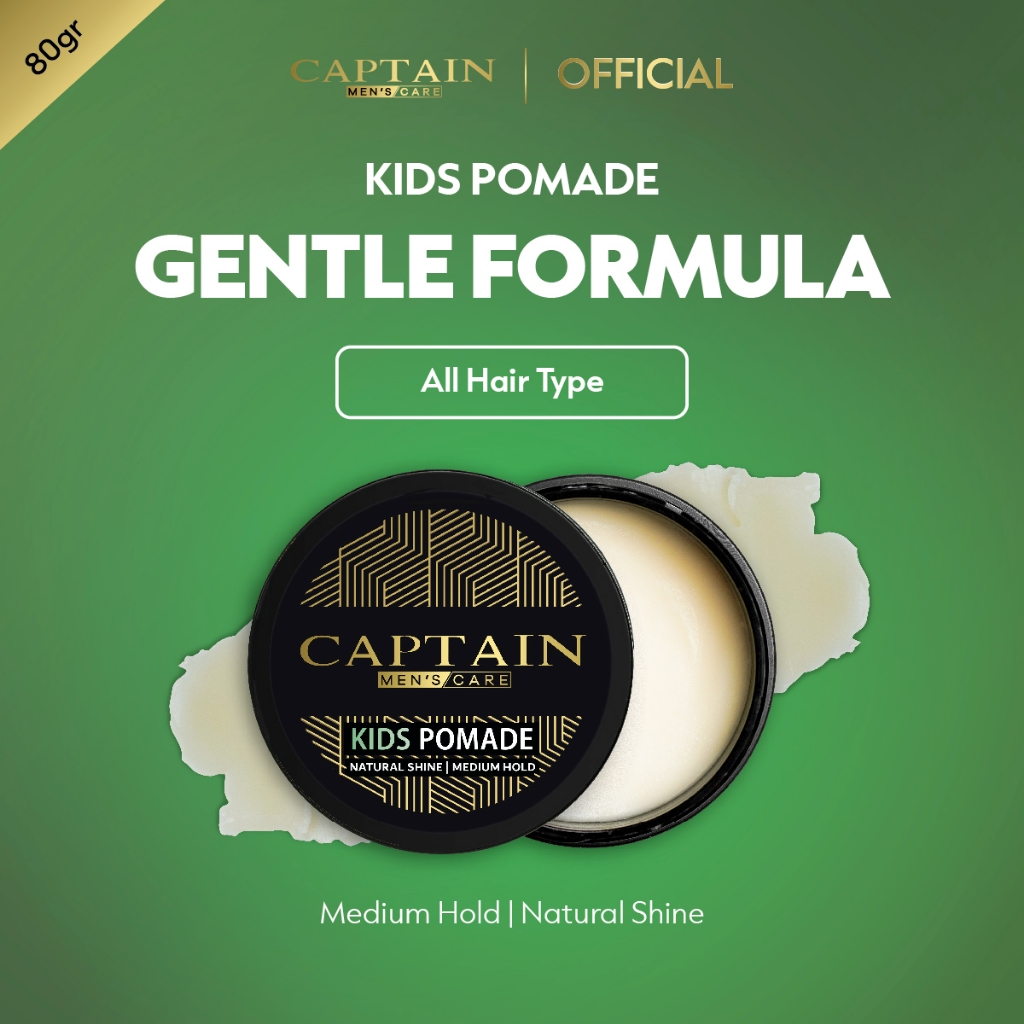 Jual Captain Men's Care Kids Pomade 80gr | Shopee Indonesia