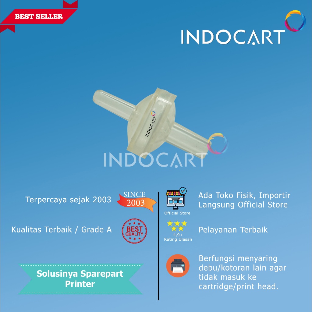 Jual Ink Ventilatior Filter-Saringan Tinta Infus CISS-Inkjet HP Canon ...