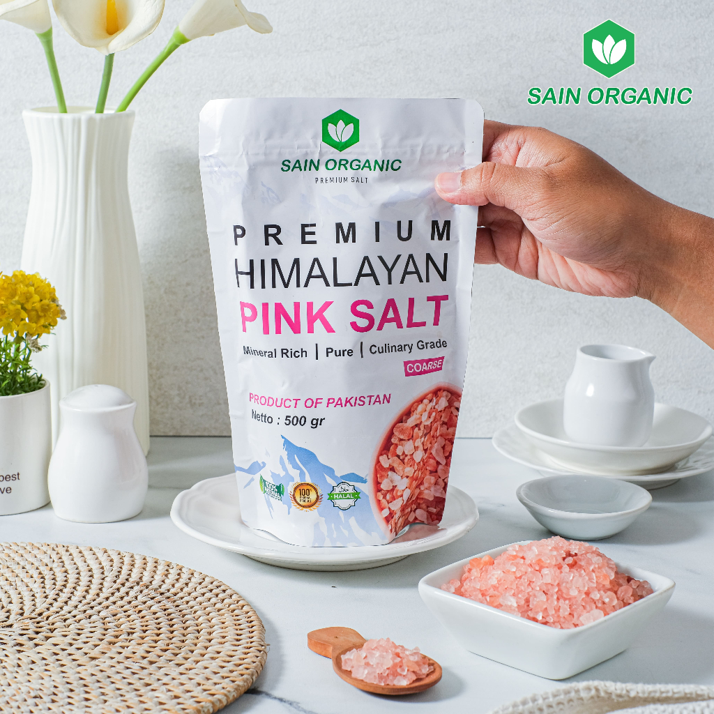 Jual Garam Himalaya Kasar Original 500 gram Asli Organik Coarse ...