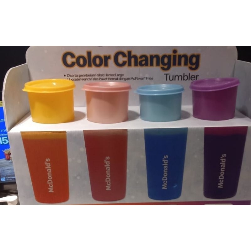 Jual McDonald's mekdi McD Color changing Tumbler 450 ml limited edition ...