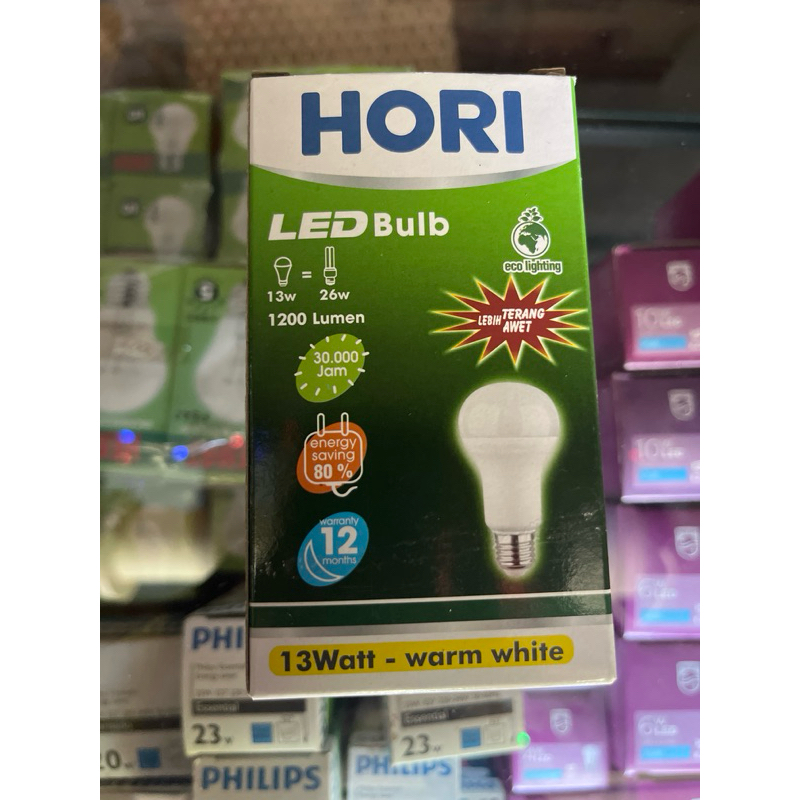Jual Lampu LED merk HORI 13Watt | Shopee Indonesia