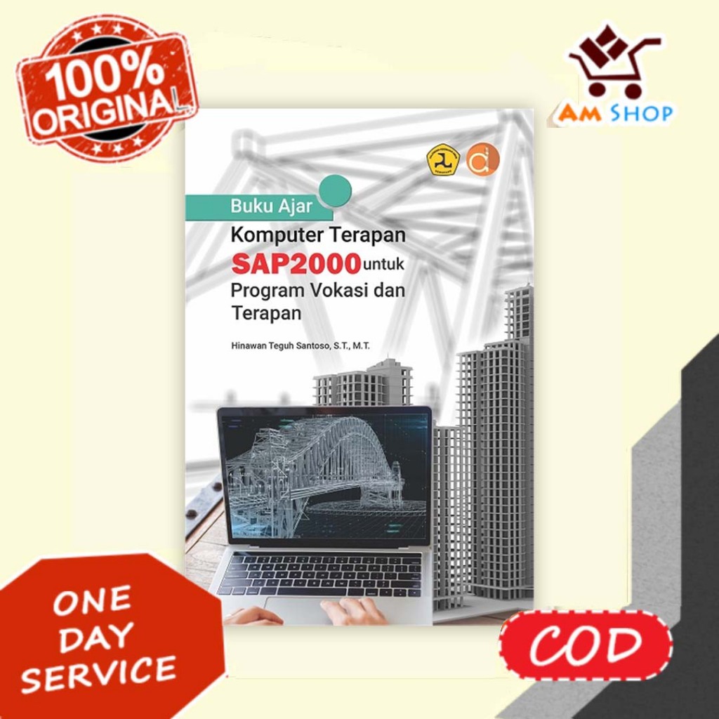 Jual Buku Ajar Komputer Terapan SAP2000 untuk Program Vokasi dan ...