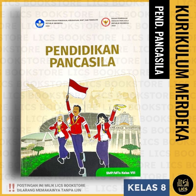 Jual Buku Pendidikan Pancasila PP Siswa Kelas 8 SMP / MTS Kurikulum Merdeka KURMER | Shopee ...