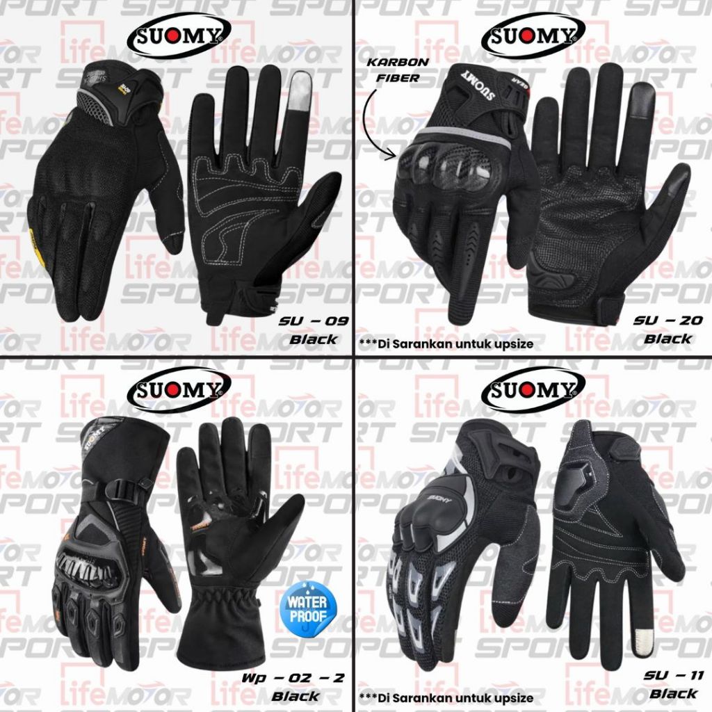 Jual Sarung Tangan Racing SUOMY Original untuk Riders Motor Sunmori ...