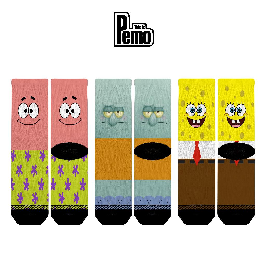 Jual THIS IS PEMO - Kaos Kaki Full Print Dewasa// SPONGEBOB Series ...