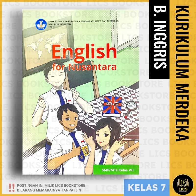 Jual Buku Bahasa Inggris Siswa Kelas 7 SMP / MTS Kurikulum Merdeka ...