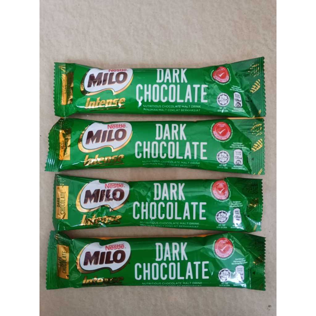 Jual MILO Intense Dark Chocolate Minuman Malt Coklat Malaysia 33gr Ori ...