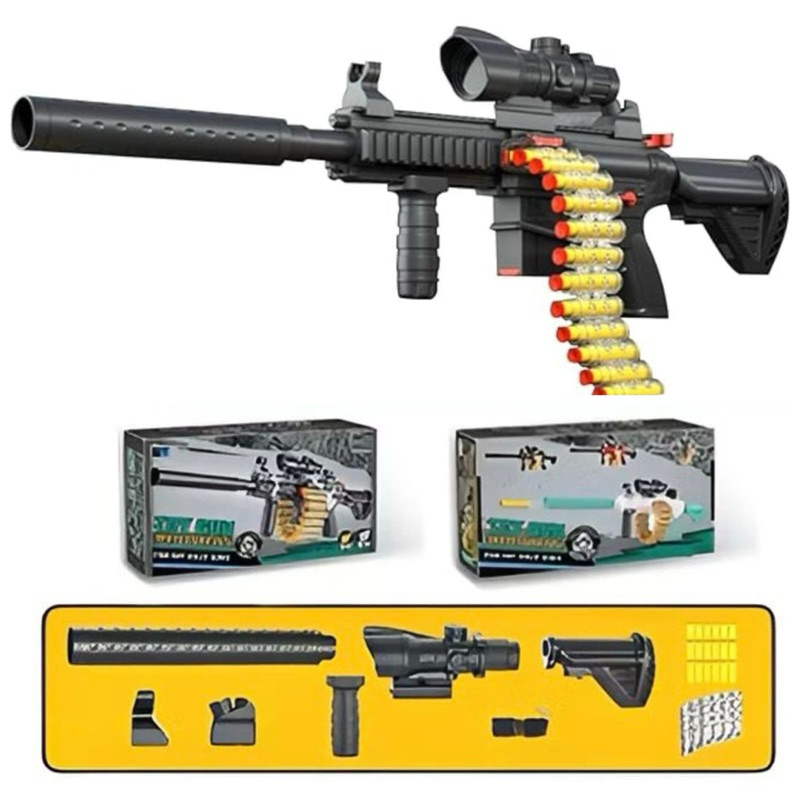 Jual Mainan tembakan anak dengan peluru model m416 warna hitam | Shopee ...