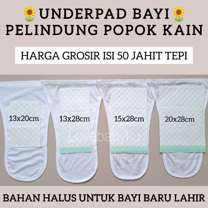 Jual ISI 50 JAHIT TEPI UNDERPAD BAYI ALAS POPOK BAYI BARU LAHIR INSERT ... Jual ISI 50 JAHIT TEPI UNDERPAD BAYI ALAS POPOK BAYI BARU LAHIR INSERT ...
