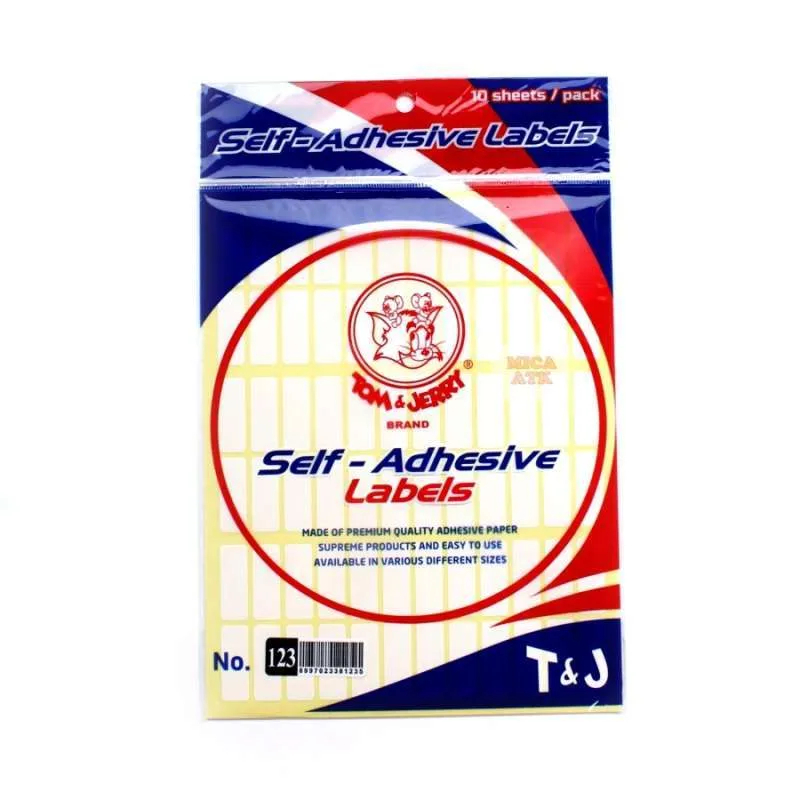 Jual Stiker Label Tom And Jerry 123 / Label Nama / Stiker Label T&J / Lebel T&J / Label Stiker ...