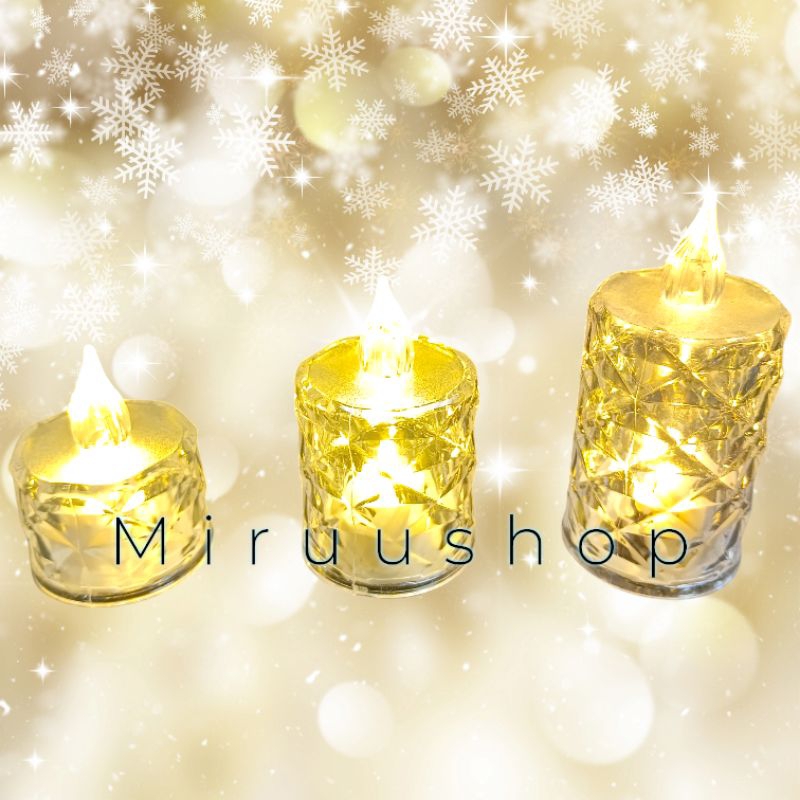 Jual Lilin elektrik LED premium hias korea aesthetic lilin natal lilin ...