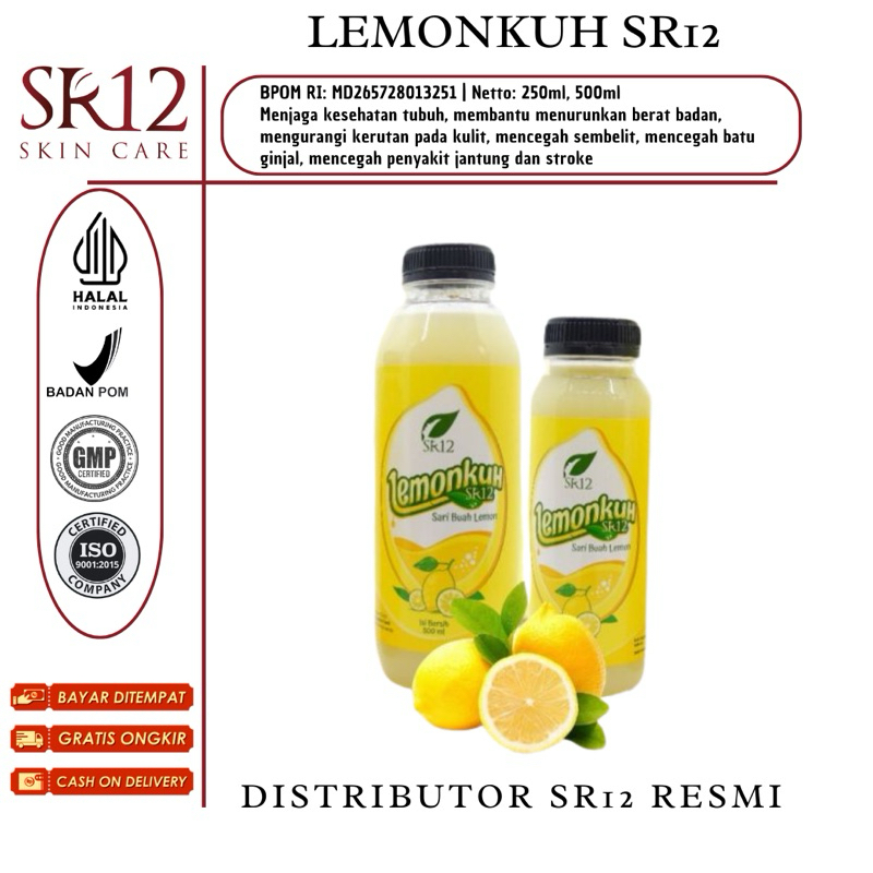 Jual Lemonkuh SR12 Sari Buah Lemon Asli Minuman Herbal Daya Tahan Tubuh ...