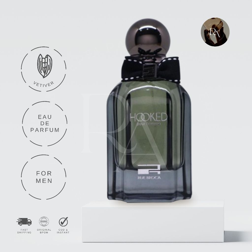 Jual Rue Broca by Afnan Hooked Pour Homme for Men - 100 ML | Shopee ...