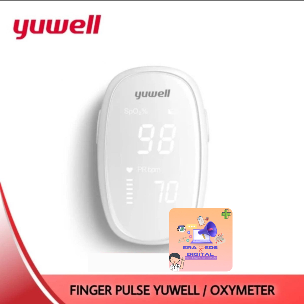 Jual FINGER PULSE OXIMETER YUWELL ORIGINAL SATURASI OKSIGEN OXYMETER ...