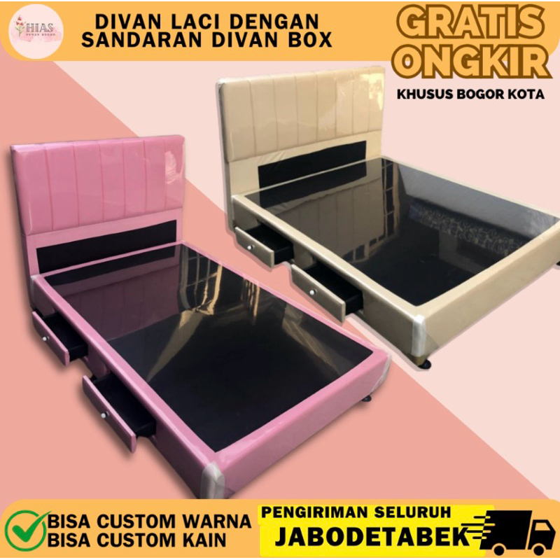 Jual Divan laci Dengan Sandaran { jabodetabek only} | Shopee Indonesia