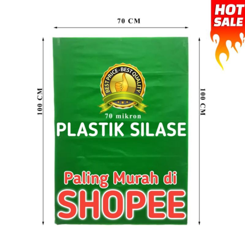 Jual Plastik silase tebal 70 x 100 cm untuk silase fermentasi pakan ...